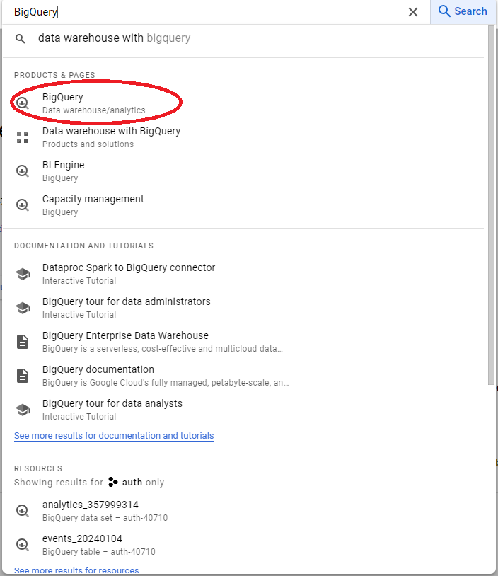 Export data from GA4 to BigQuery – Knowledgebase